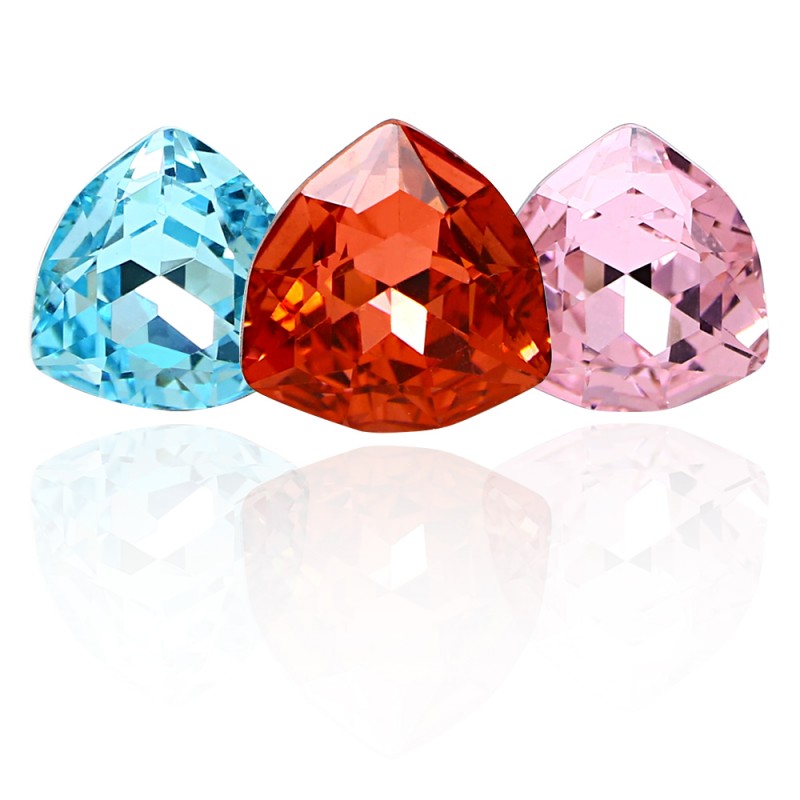 Triangle Pointback Crystal Fancy Stone Rhinestone For Jewelry