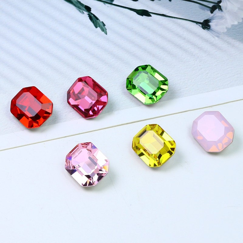 DZ 3023 octagon shape crystal fancy stone