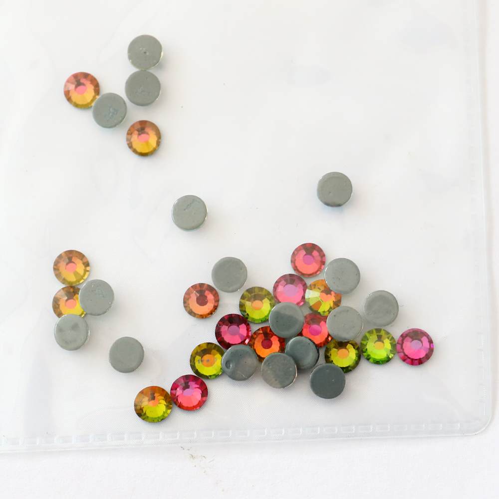 flat back glass hotfix rhinestones for dresses